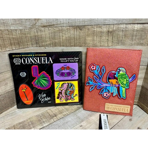 Consuela | Bags | Consuela Adrian Notebook And Stickerpatch Board Combo ...